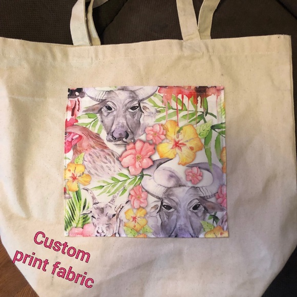 Matilda Collections | Bags | Handmade Custom Print Carabao Tote | Poshmark